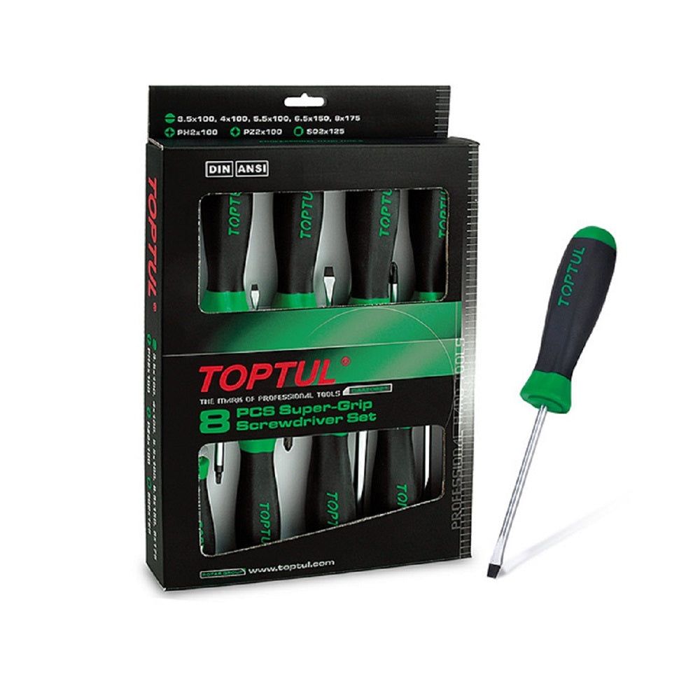 Toptul Screwdriver Set 8 pce – SHOPNewlands