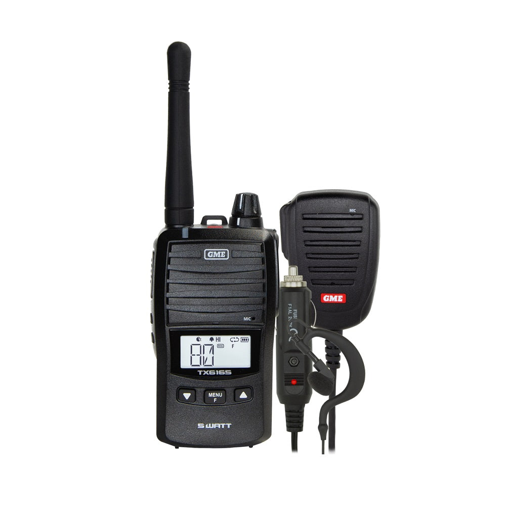 GME 5 Watt Handheld Radio Kit Black – SHOPNewlands